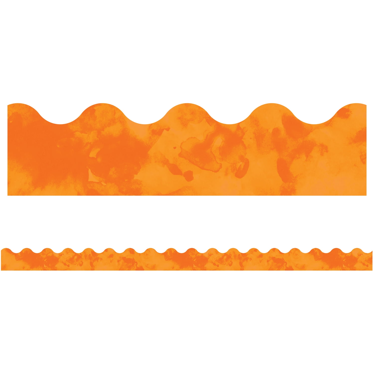 Carson Dellosa Education Celebrate Learning Watercolor Orange Scalloped ...