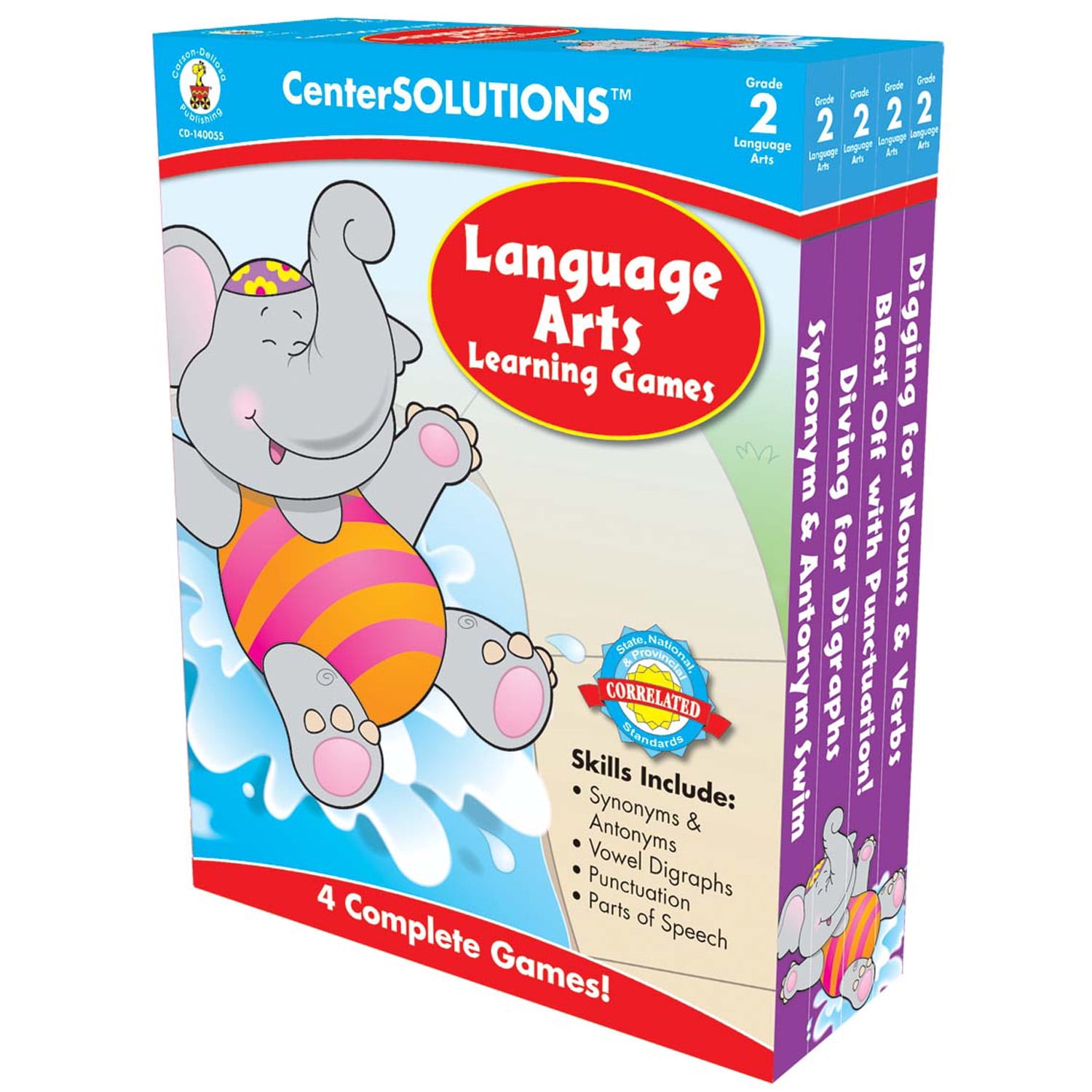 Carson-Dellosa Publishing Language Arts Learning Games, Grade 2 ...