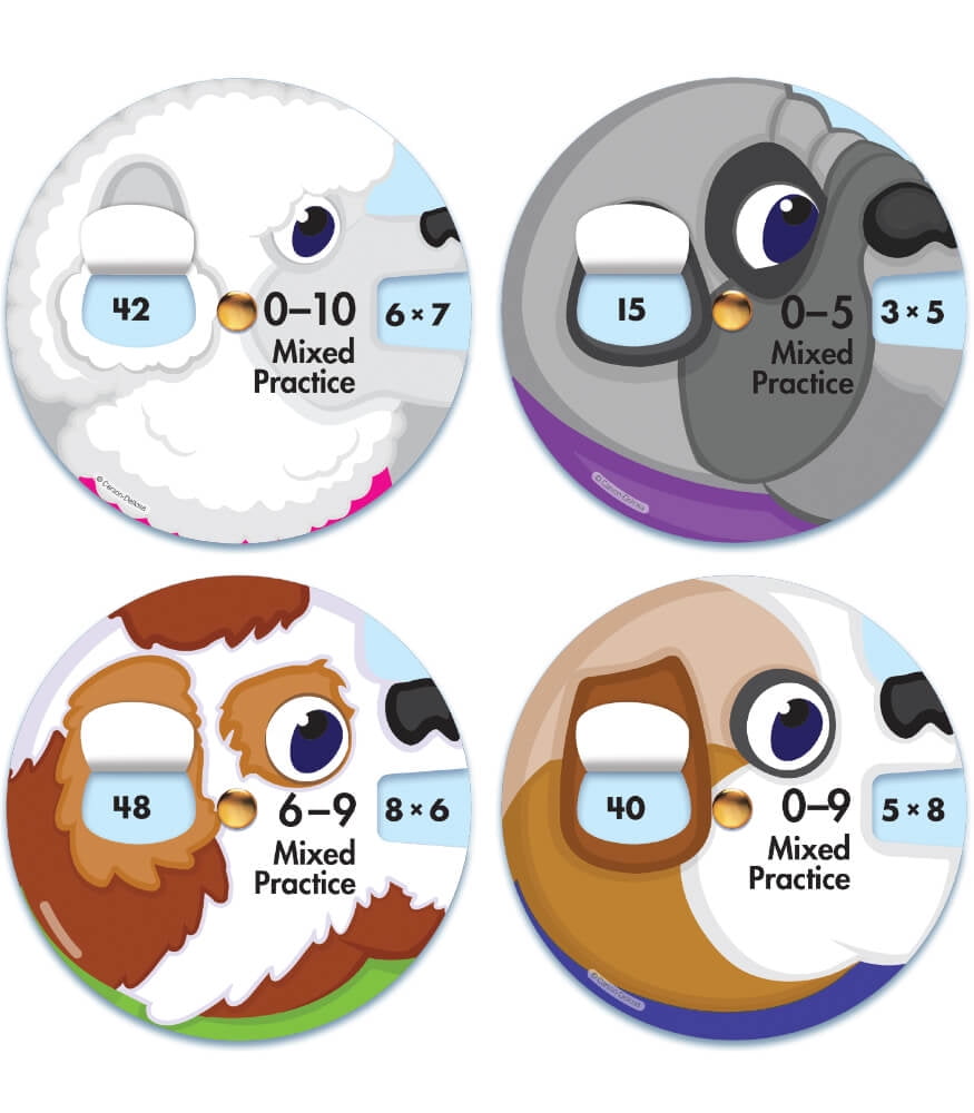 Carson Dellosa EZ-Spin: Multiplication Facts Manipulative Grade 3-5 (18 ...