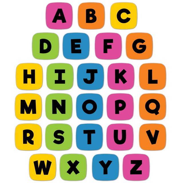 Carson Dellosa Education Edu-Clings Silicone Set: Alphabet Manipulative ...