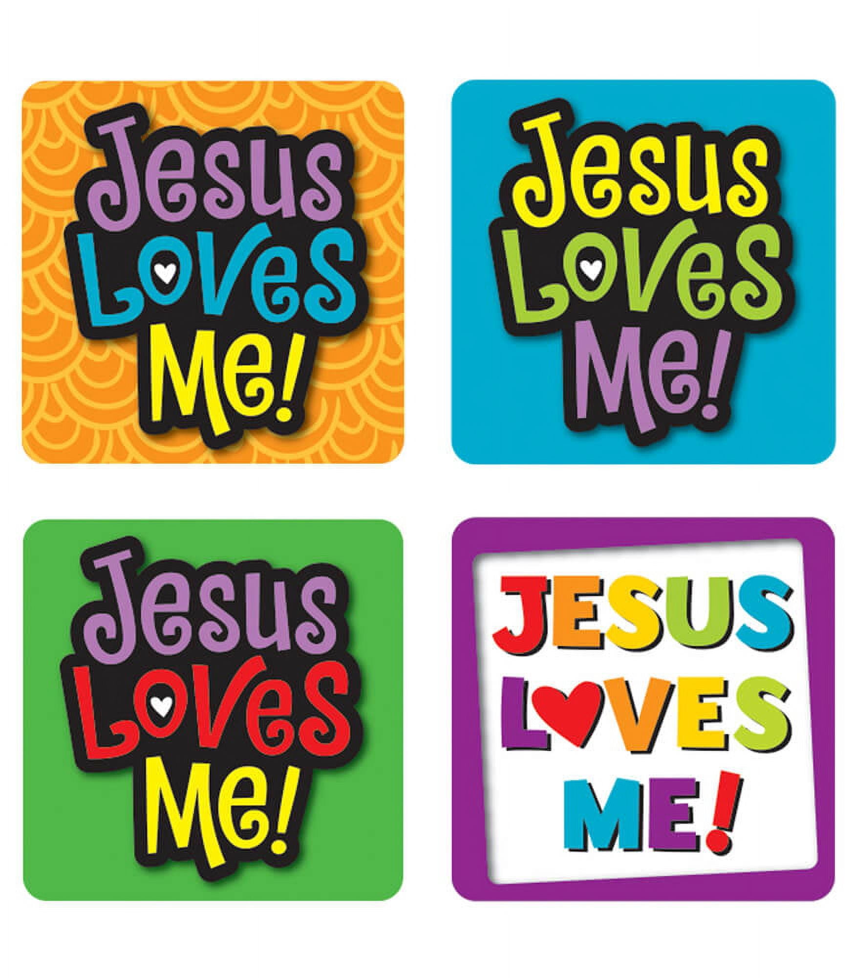 Carson Dellosa Education Jesus Loves Me! 120 stickers - Walmart.com