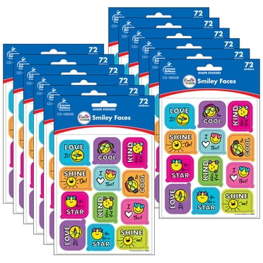 Carson Dellosa Education We Belong Motivators Shape Stickers, 72 Per ...