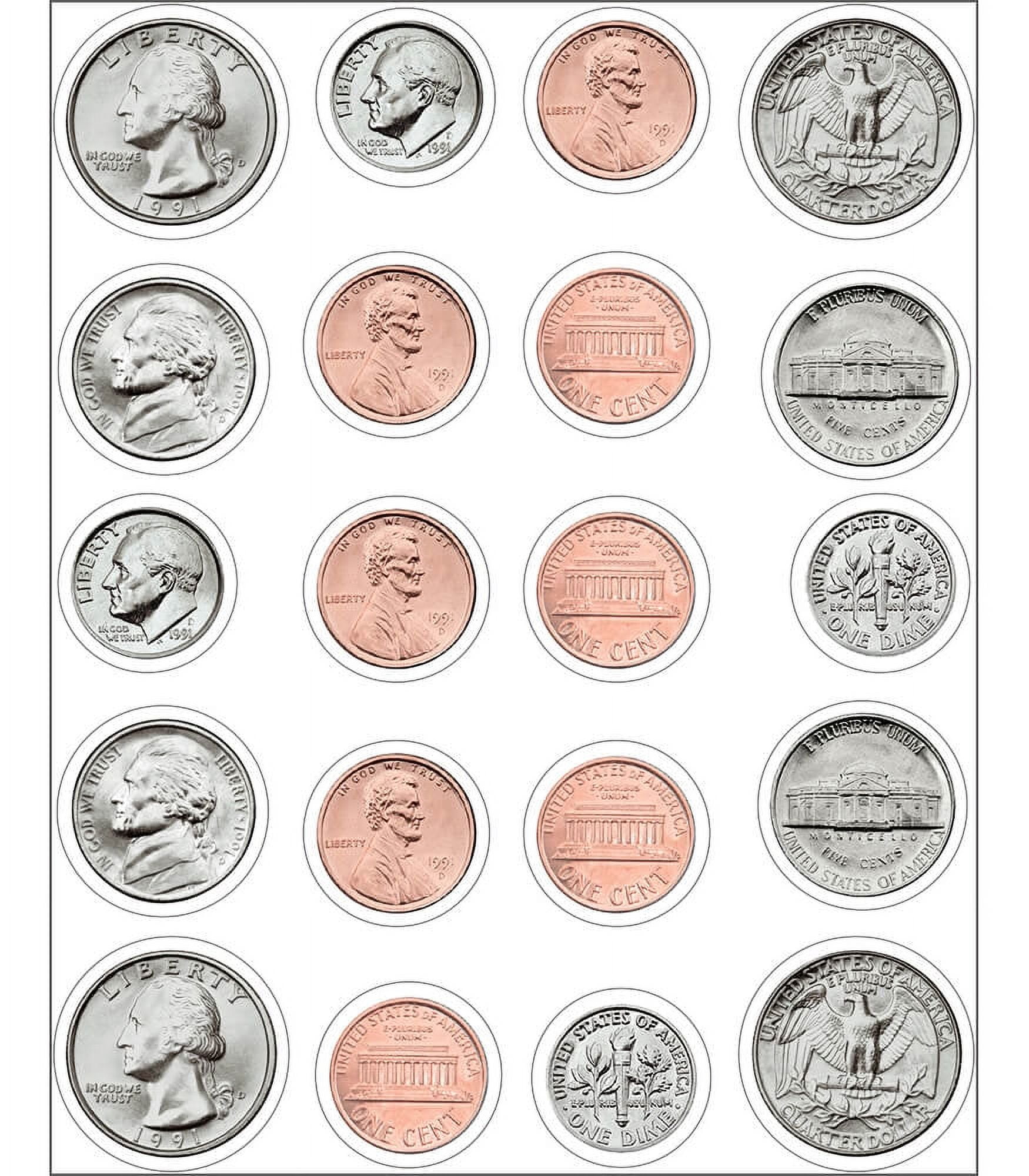 Carson Dellosa Education Money, U.S. Coins Shape Stickers (120) - Walmart.com