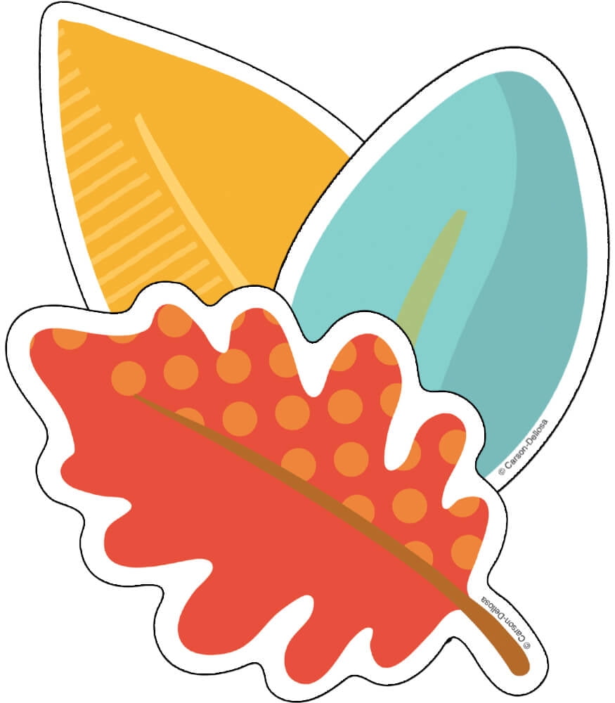 Carson Dellosa Education Nature Explorers Leaves Cut-Outs (36 ...
