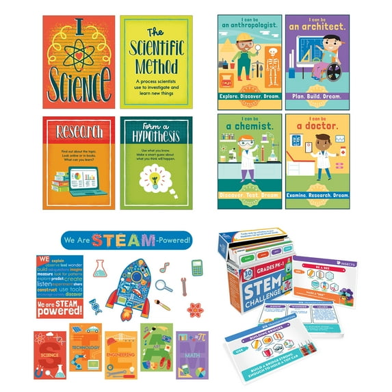 Carson Dellosa Education Science Classroom Teacher Bundle K-1 - Walmart.com