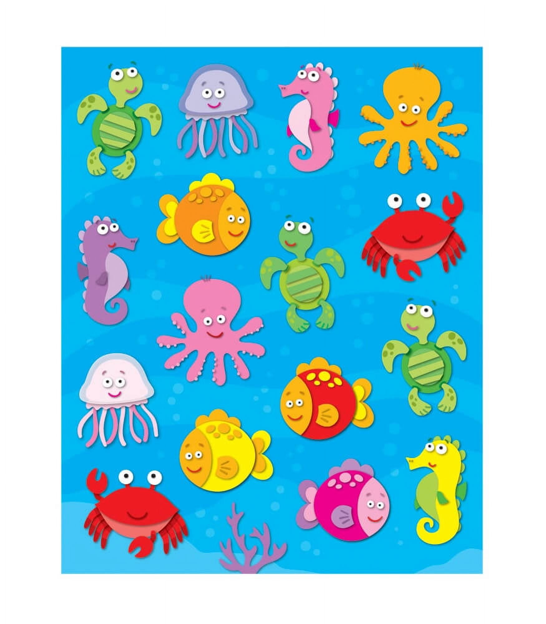 Carson Dellosa Education Sea Life Shape Stickers (96) - Walmart.com