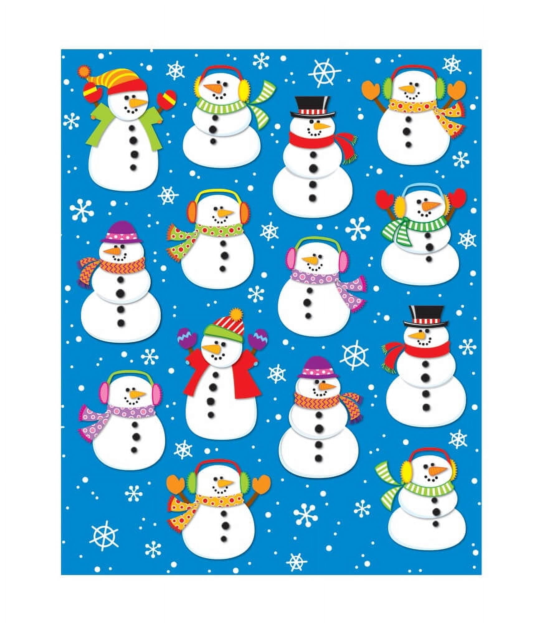 Carson Dellosa Education Snowmen Shape Stickers (84) - Walmart.com
