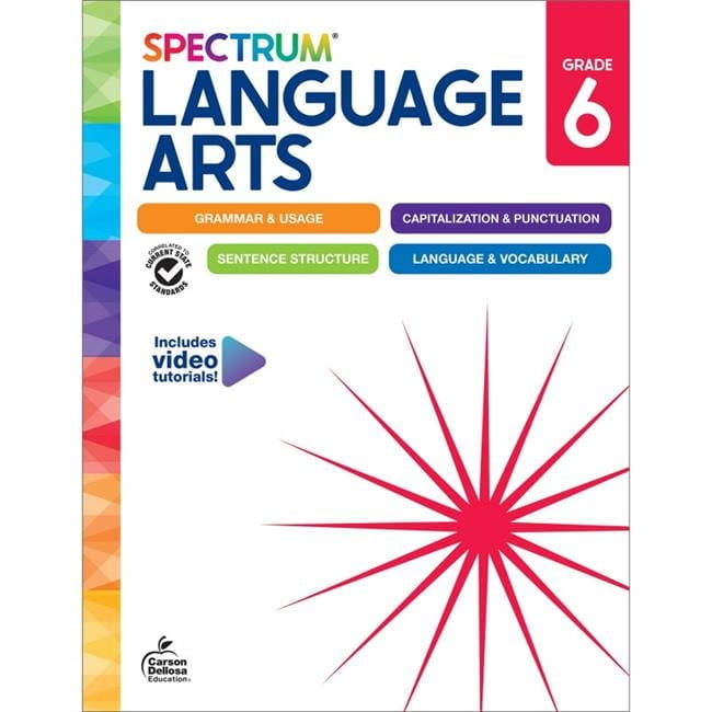 Carson Dellosa Education Spectrum Grade 6 Language Arts Workbook ...