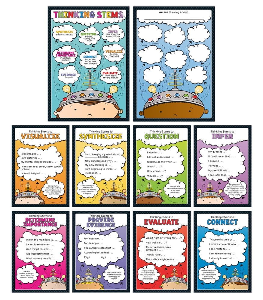 Carson Dellosa Education Thinking Stems Bulletin Board Set - Walmart.com
