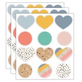 Carson Dellosa Education We Belong Hearts & Dots Cut-Outs, 36 Per Pack ...