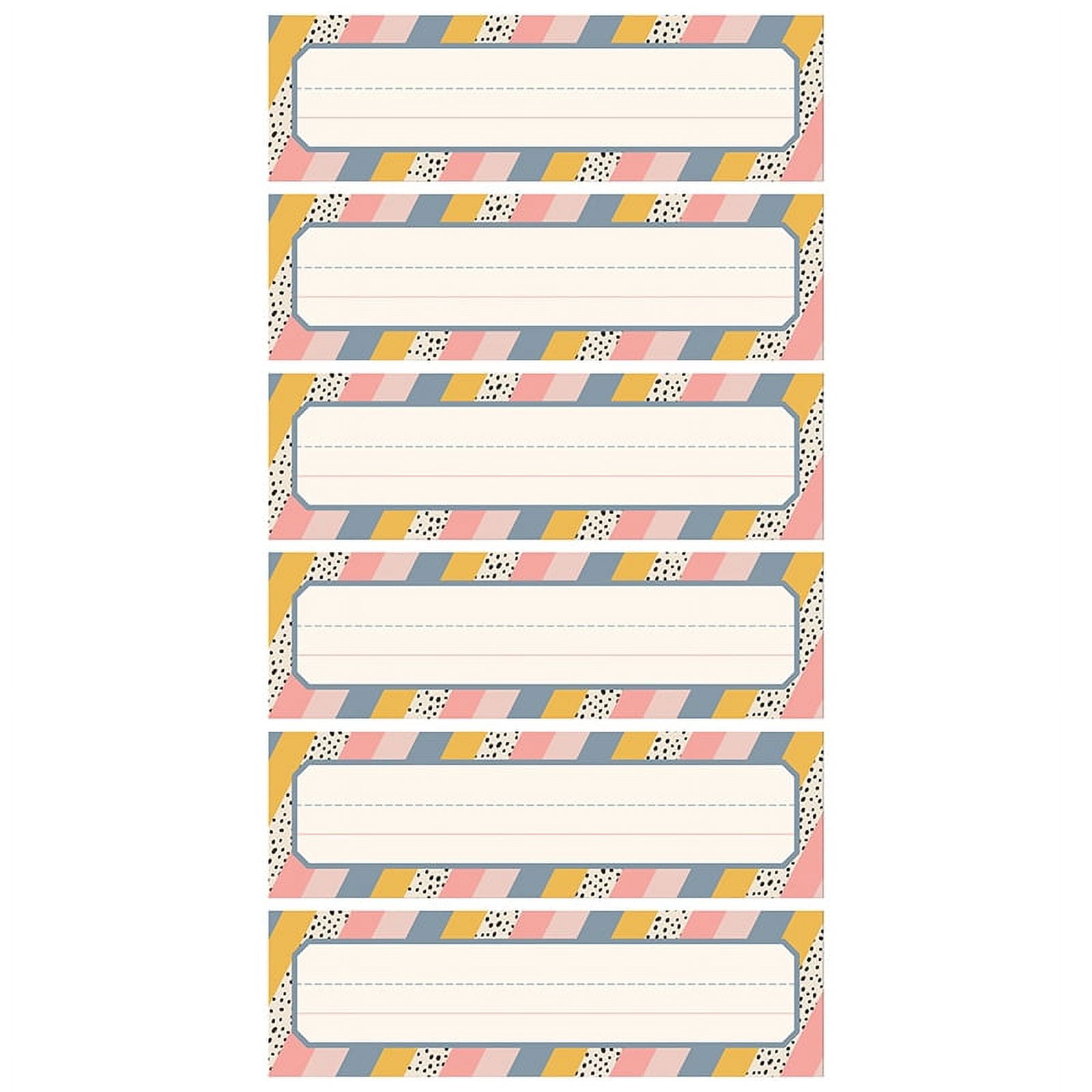 Carson Dellosa Education We Belong Nameplates, 36 Per Pack, 6 Packs ...