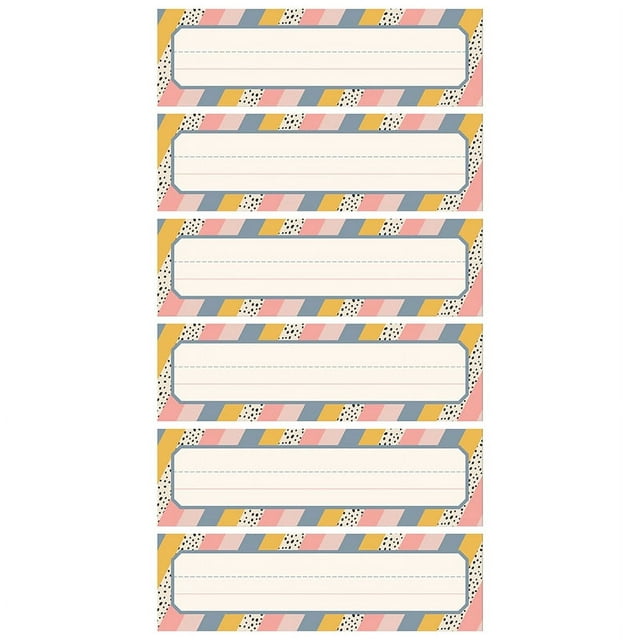 Carson Dellosa Education We Belong Nameplates, 36 Per Pack, 6 Packs ...