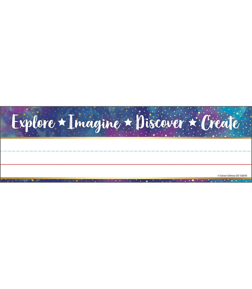 Carson Dellosa Galaxy Name Plates (36 desk nameplates) - Walmart.com