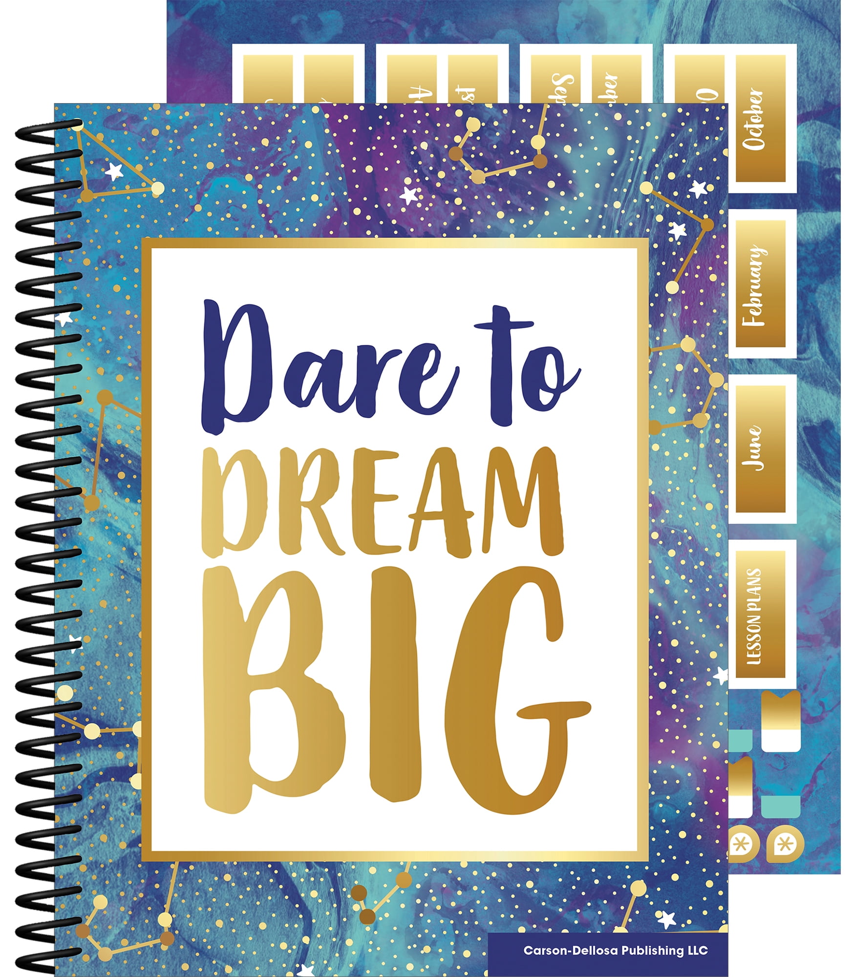 Carson Dellosa Galaxy Teacher Planner (128 pages, 46 stickers ...
