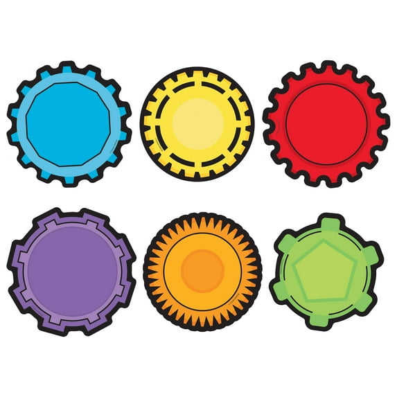 Carson Dellosa Gears Cutouts (36 cut-outs) - Walmart.com