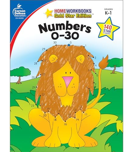 Pre-Owned Numbers 0-30, Grades K - 1: Gold Star Edition Volume 10 ...