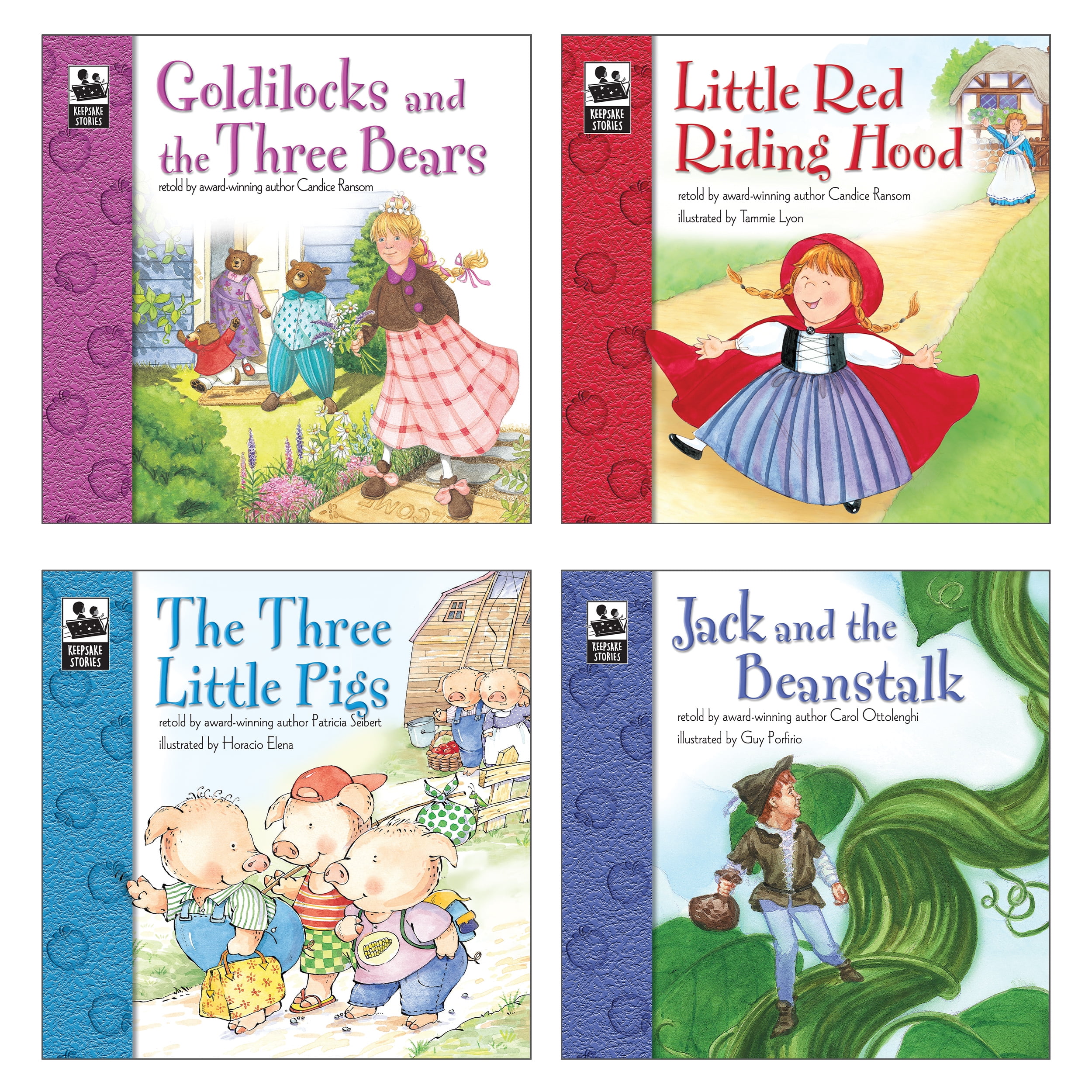 Carson Dellosa Keepsake Stories Classic Fairy Tales Book Set, 4 books ...