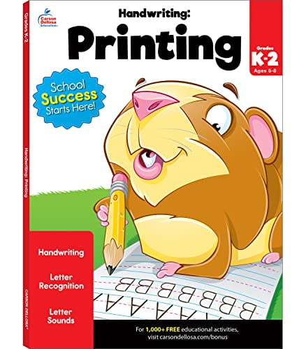 Pre-Owned Handwriting: Printing Workbook (Brighter Child: Grades K-2 ...