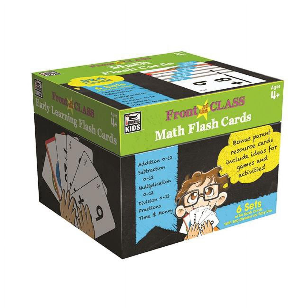 Carson Dellosa Math Flash Cards Grade Pre Kindergarten - 3 - Walmart.com