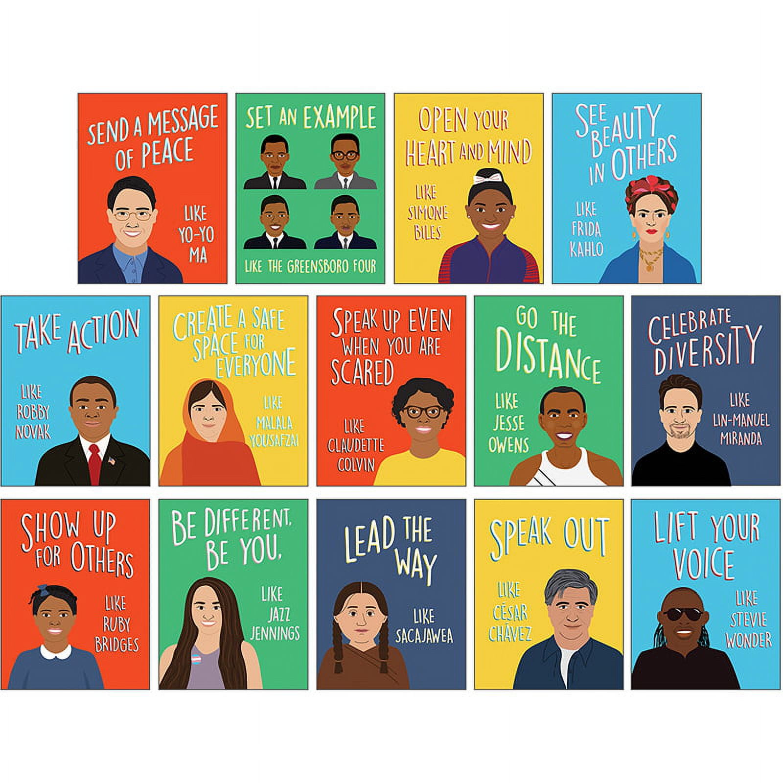 Carson Dellosa Mini Posters: Be an Ally Like Me Poster Set (14 mini ...
