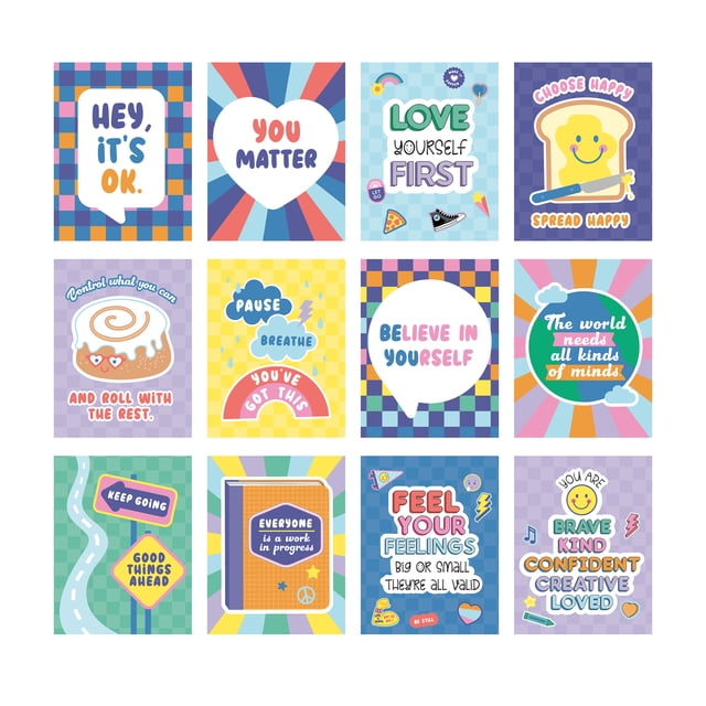 Carson Dellosa Mini Posters: We Stick Together Poster Set (12 mini ...