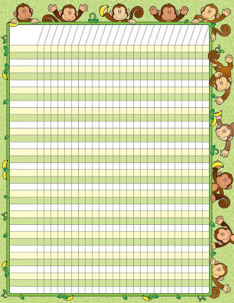 Carson Dellosa Monkeys Chart (114081) - Walmart.com