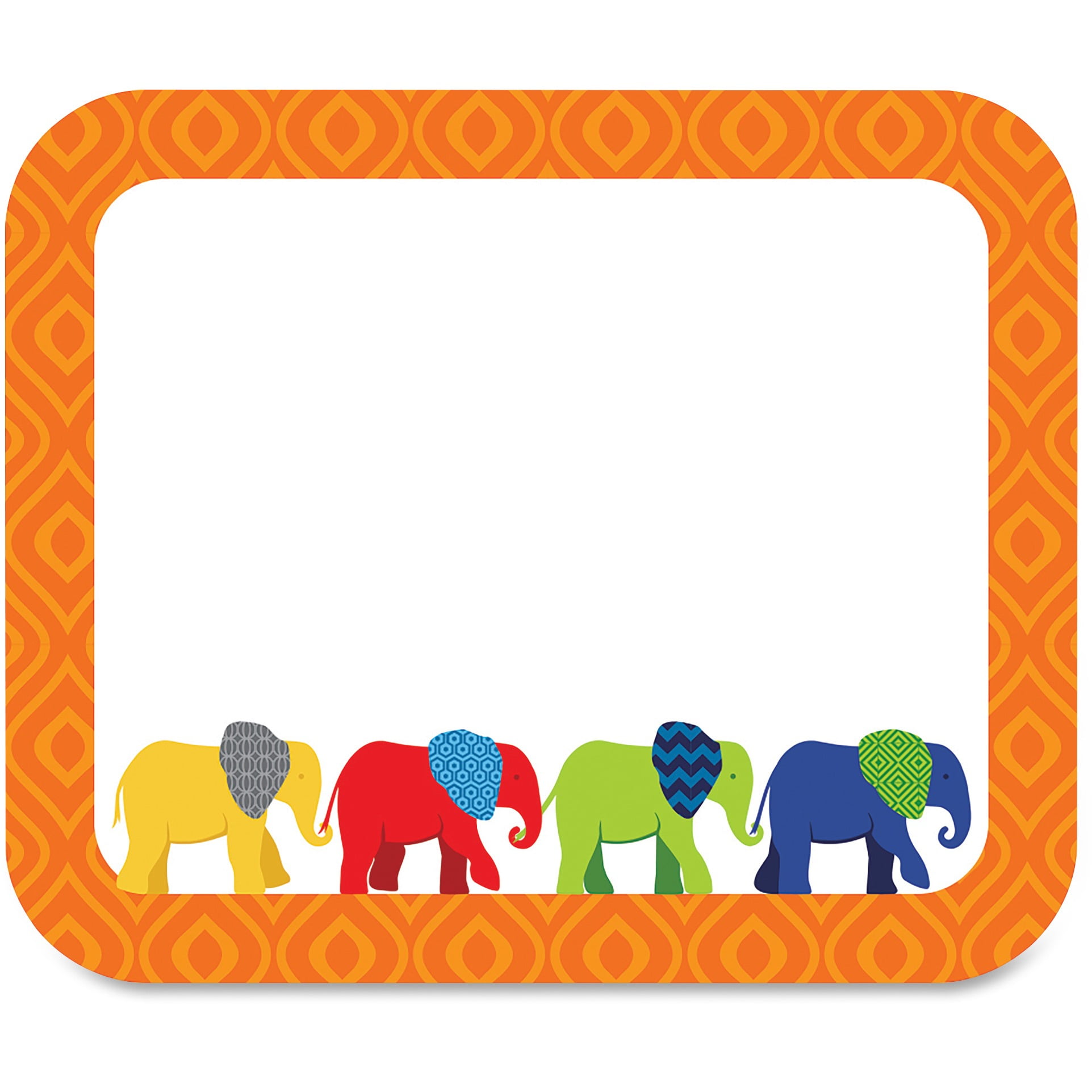 Carson-Dellosa Parade of Elephants Colorful Name Tags - Walmart.com