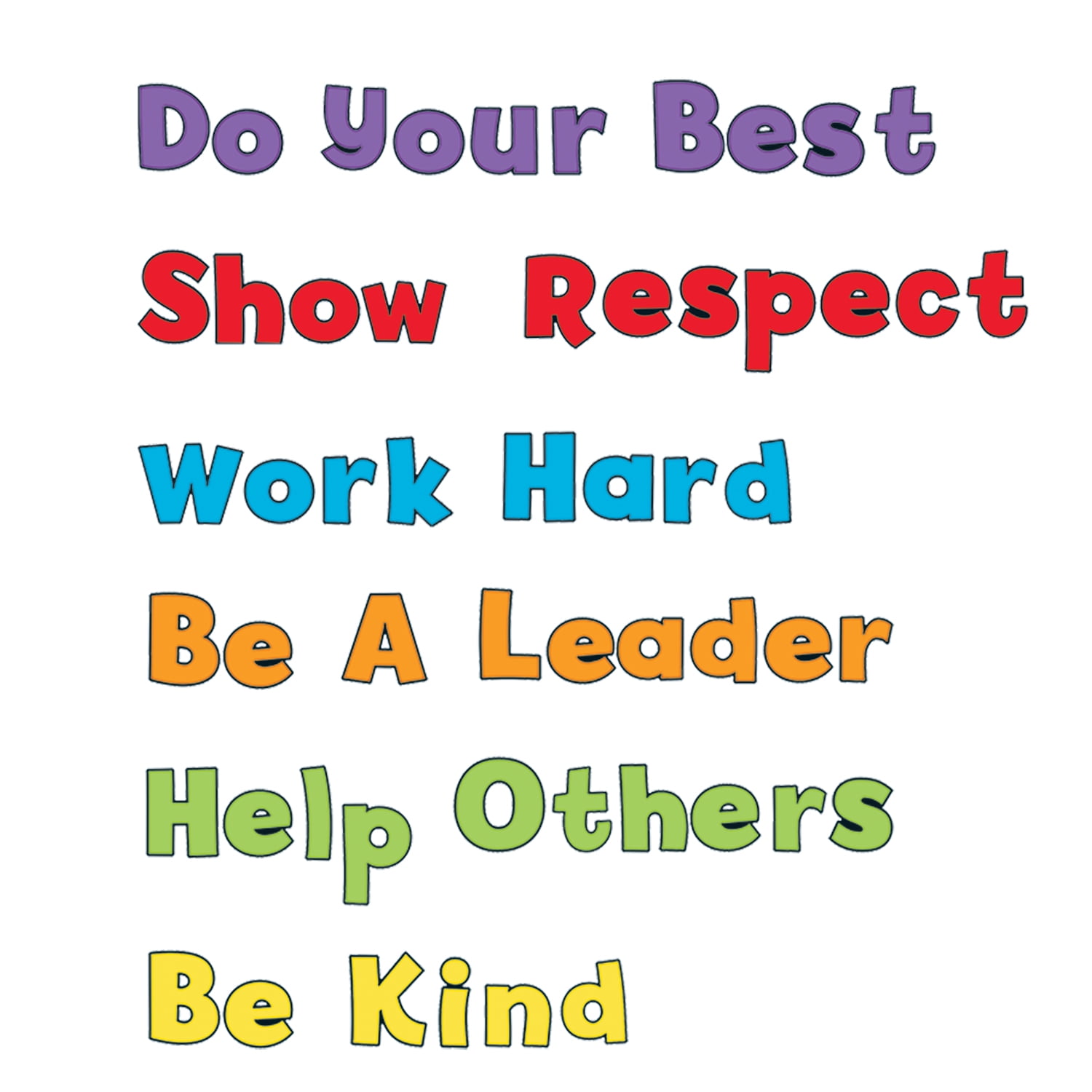 Carson Dellosa Positive Sayings Bulletin Board Set 54 Pieces