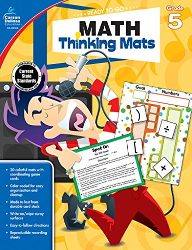 Pre-Owned Math Thinking Mats, Grade 5 (Ready to Go) Paperback - Walmart.com