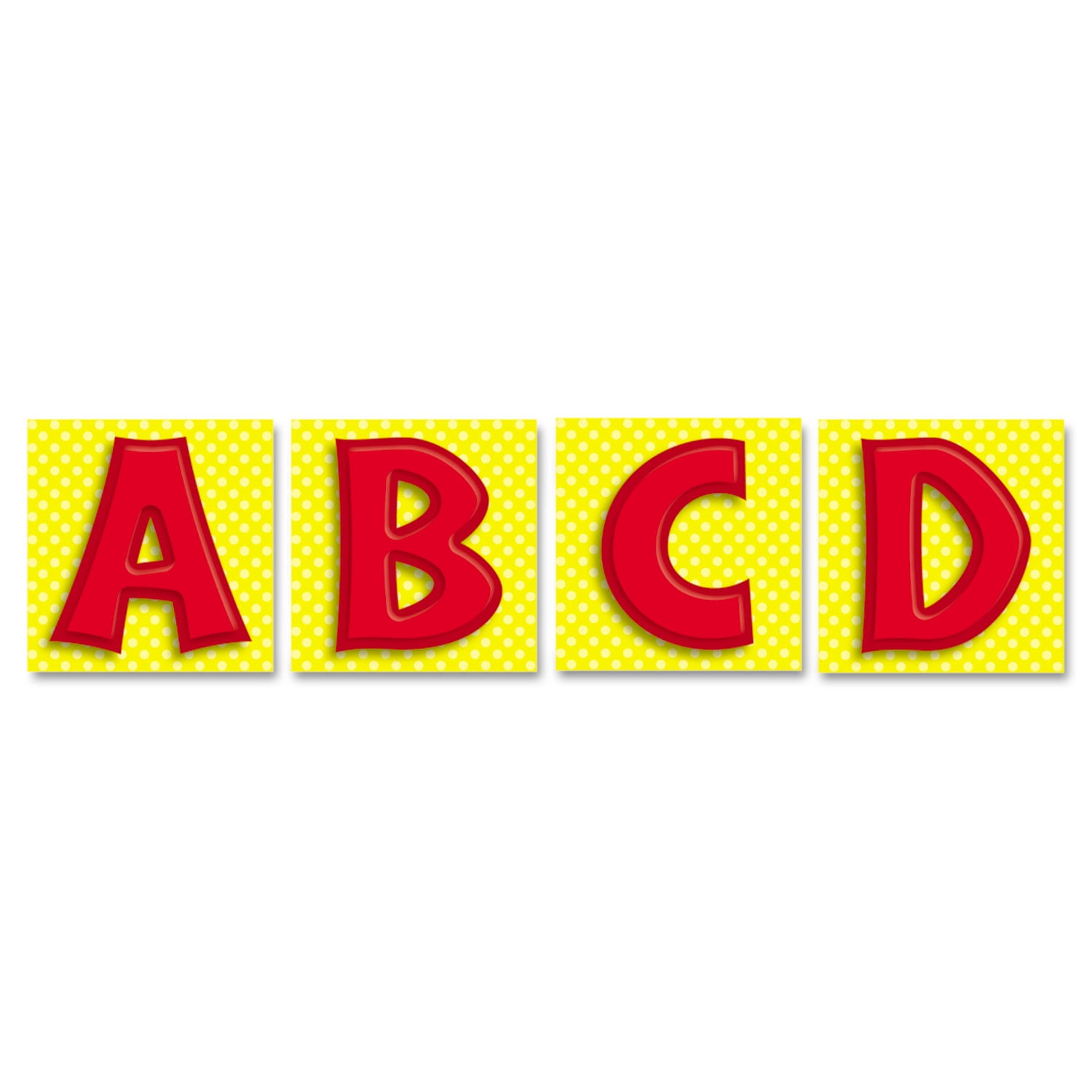 Carson-Dellosa Publishing Quick Stick Letters Set 45 Pieces Red 119010 ...