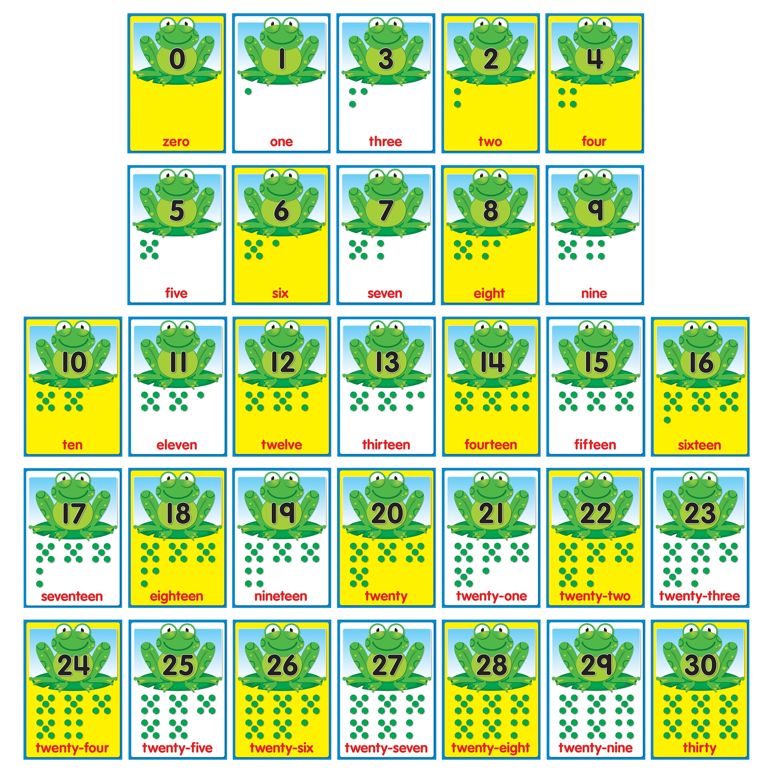 Carson Dellosa Quick Stick Numbers 0-30 Bulletin Board Set (33 pieces ...