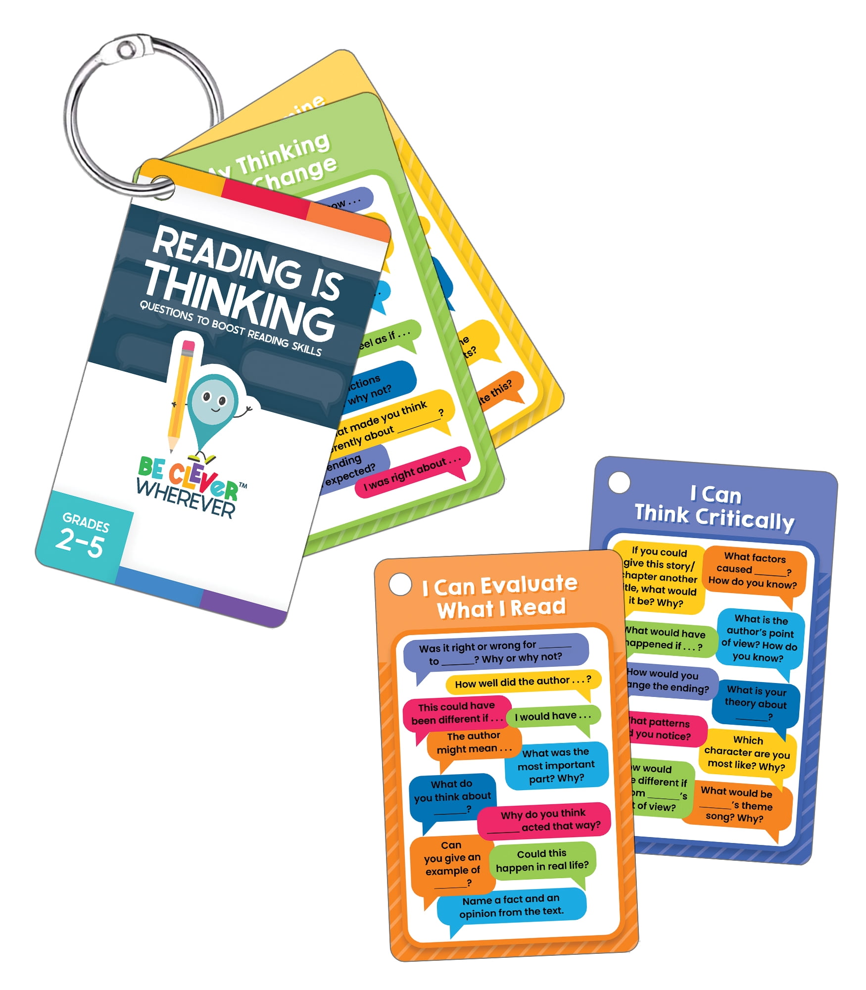 Carson Dellosa Reading Is Thinking Manipulative Grade 2-5 (16 cards ...