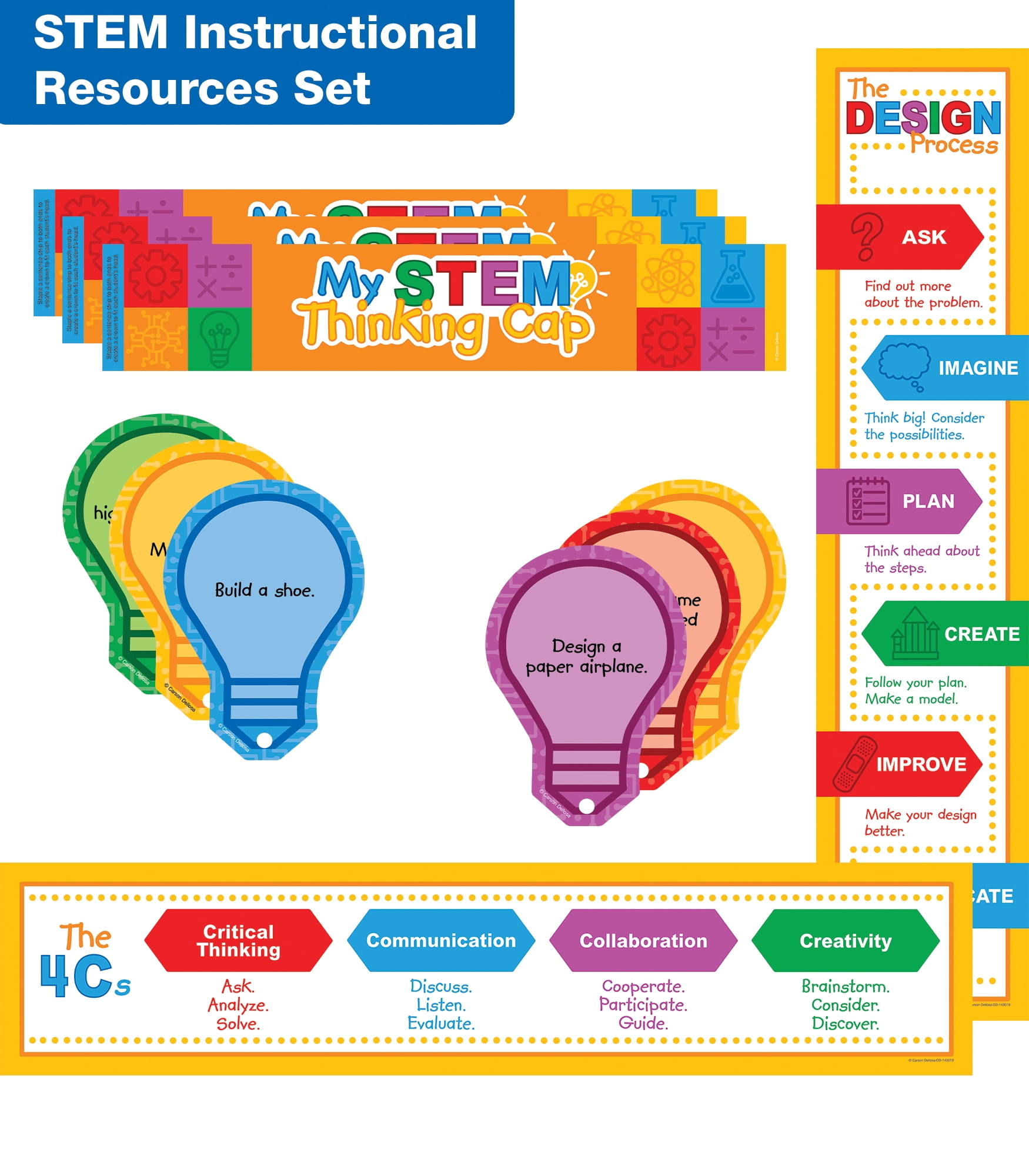 Carson Dellosa STEM Instructional Resources Bulletin Board Set (51 ...