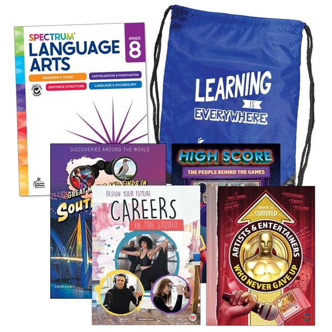 Carson Dellosa CD-745417 Spectrum Language & Literacy Backpack, English ...