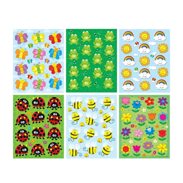 Carson Dellosa Spring & Summer Sticker Collection (492 stickers ...