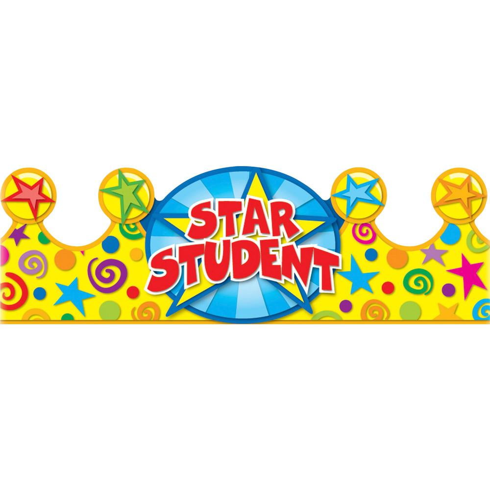 Carson-Dellosa Star Student Crown, 23-1/2 X 4 Inches, Pack of 30 ...