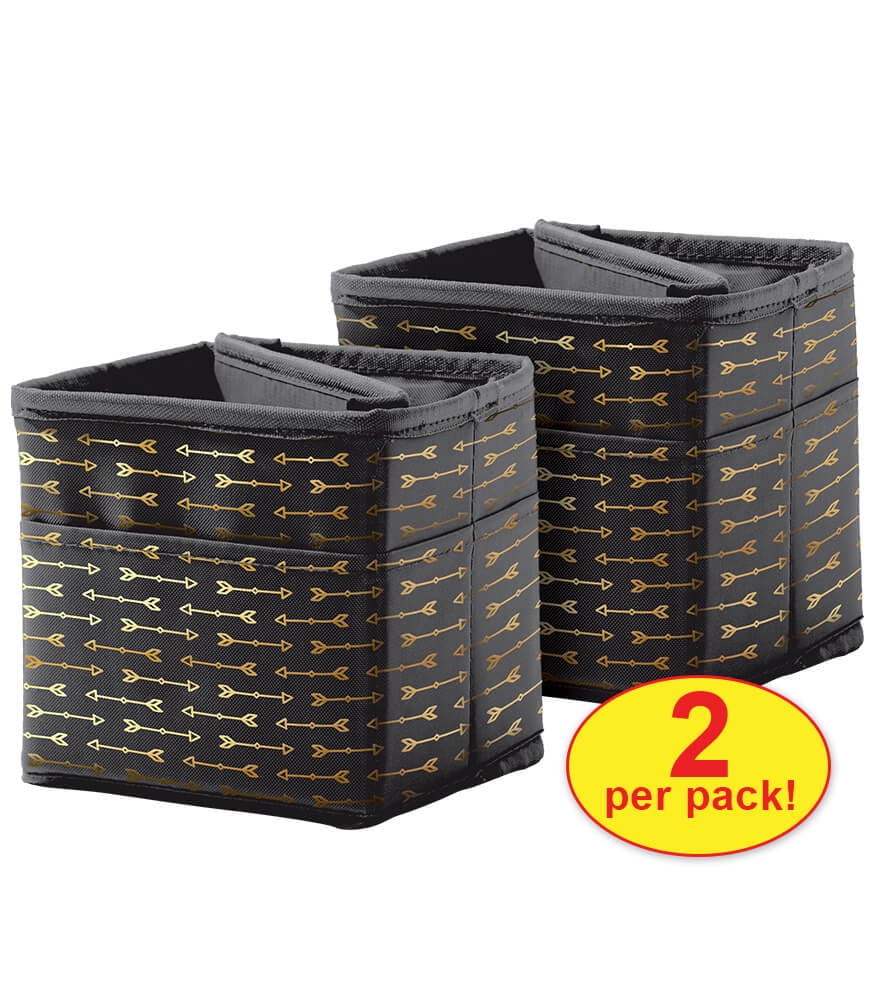 Carson Dellosa Tabletop Storage: Black with Gold Arrows Pocket Chart ...