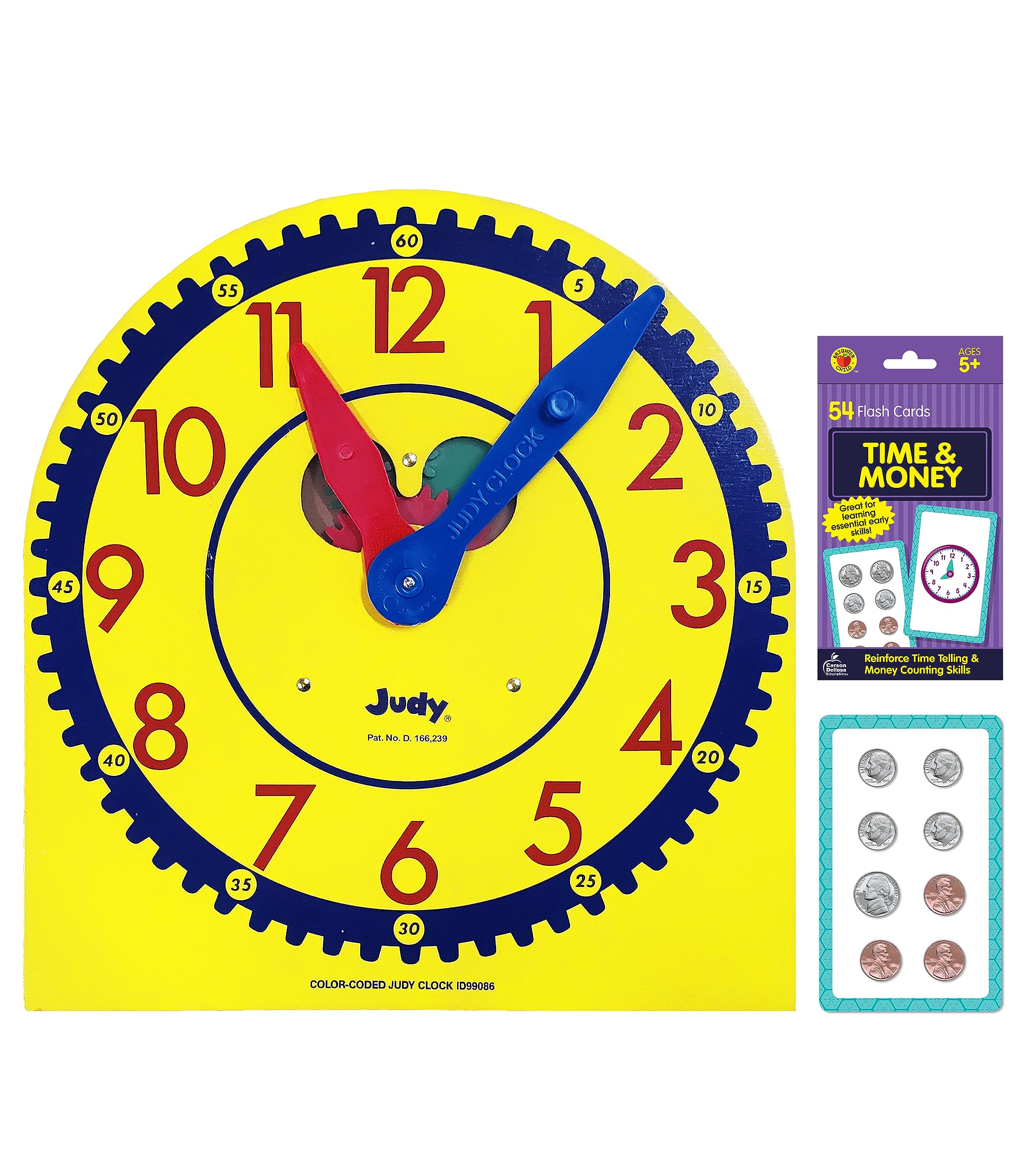 Carson Dellosa Telling Time OIF8 Teaching Clocks for Kids Educational ...