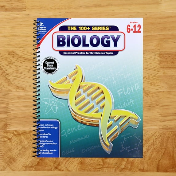 Carson Dellosa The 100+ Series™ Biology Workbook (128 pages) Grade 6-12 ...