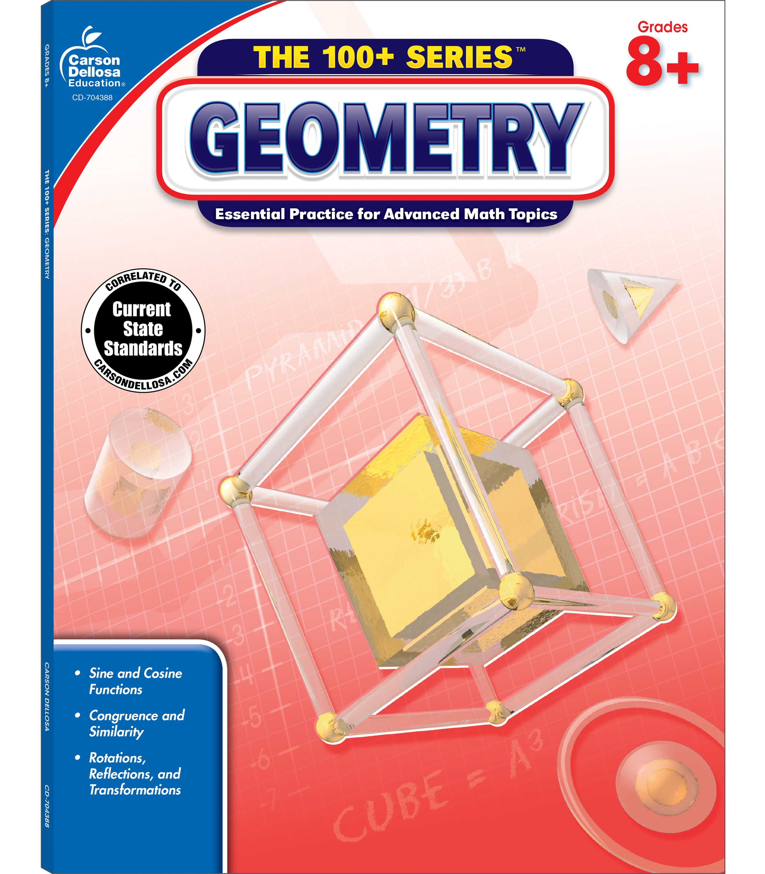 Carson Dellosa The 100+ Series™ The 100+ Series™ Geometry Workbook (128 ...