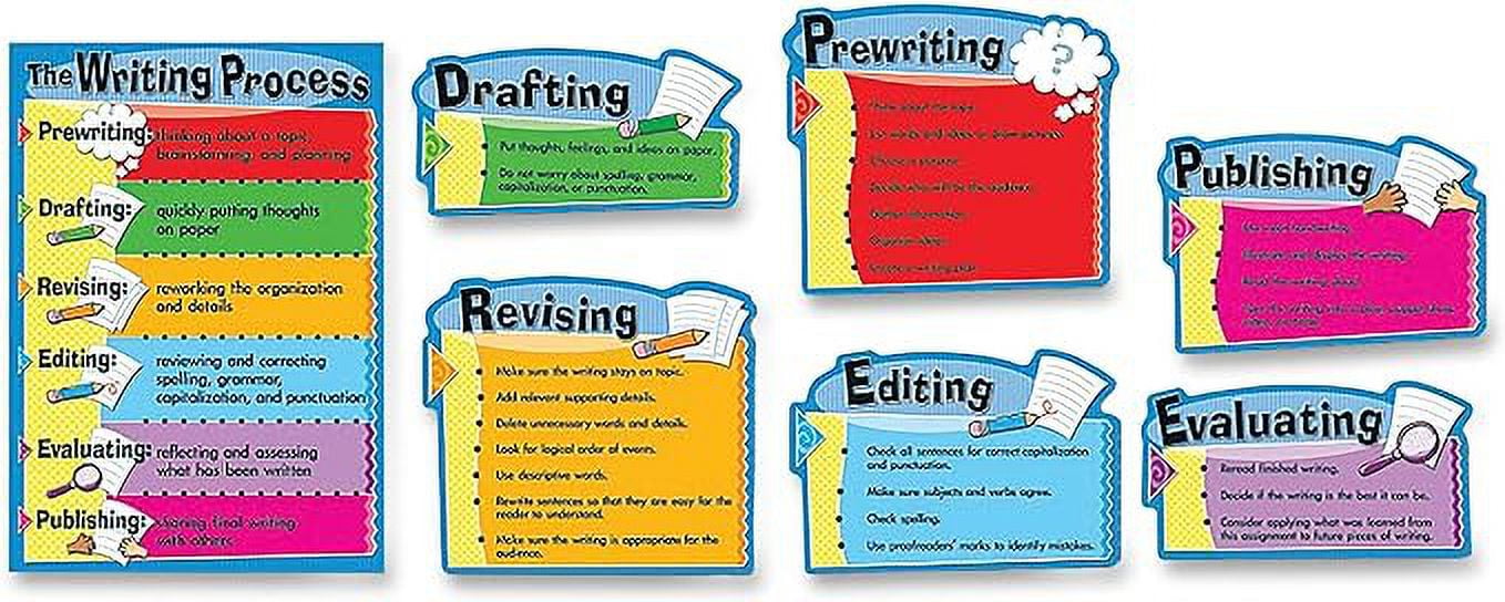 Carson Dellosa The Writing Process Bulletin Board Set (110014 ...