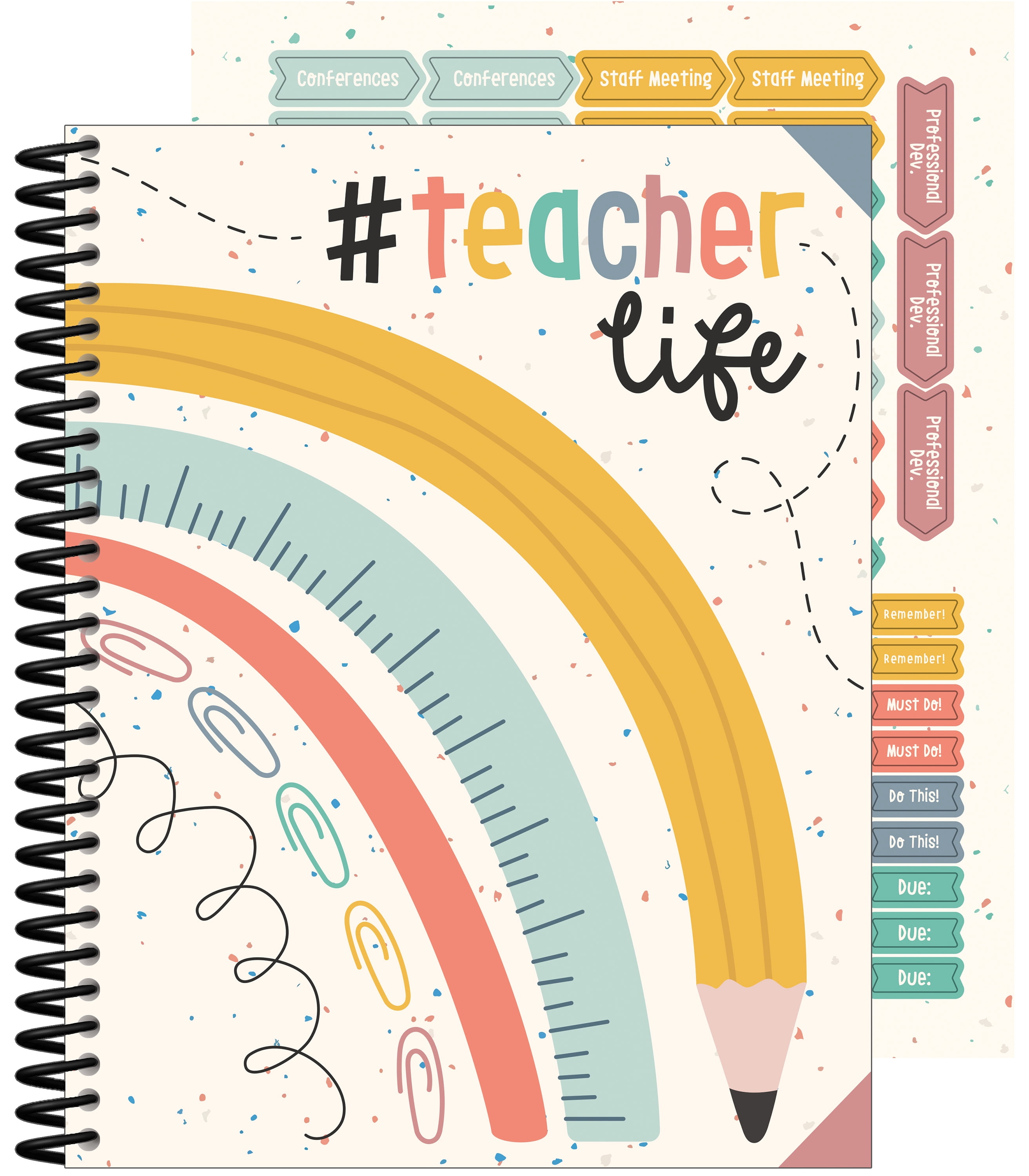 Carson Dellosa We Belong Teacher Planner (128 pages, 116 stickers ...