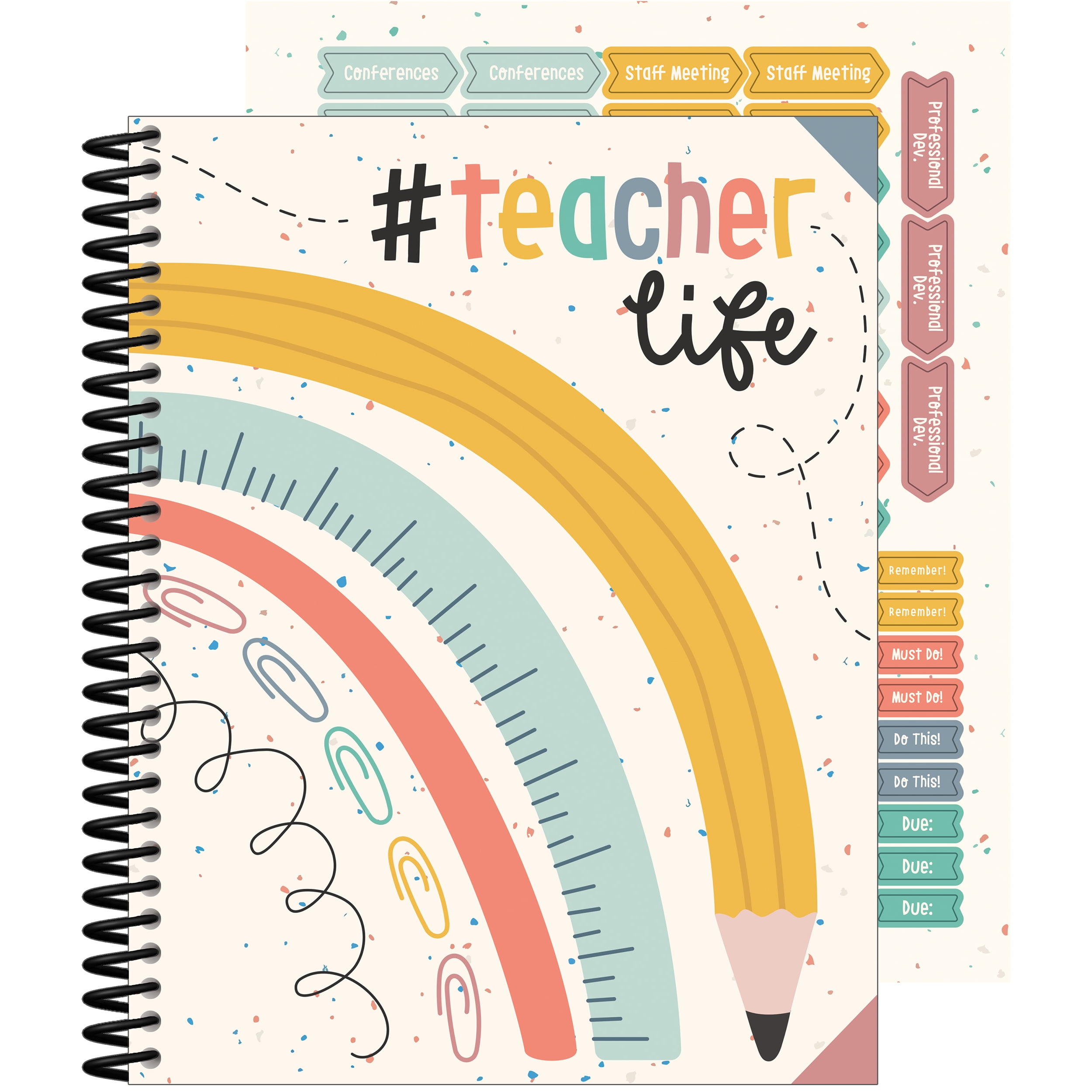 Carson Dellosa We Belong Teacher Planner, 128 pages, 116 stickers ...
