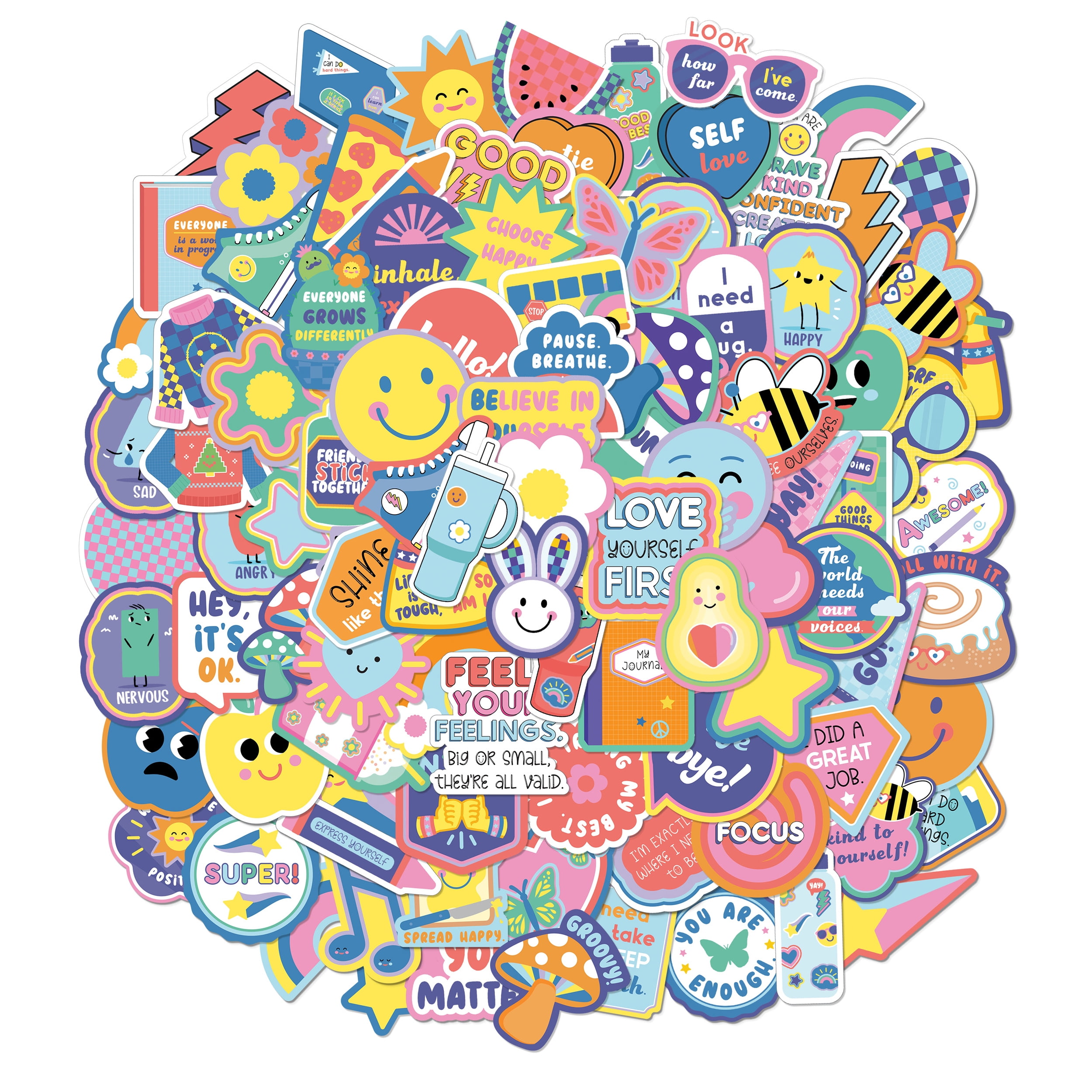 Carson Dellosa We Stick Together Vinyl Sticker Pack (100 stickers ...