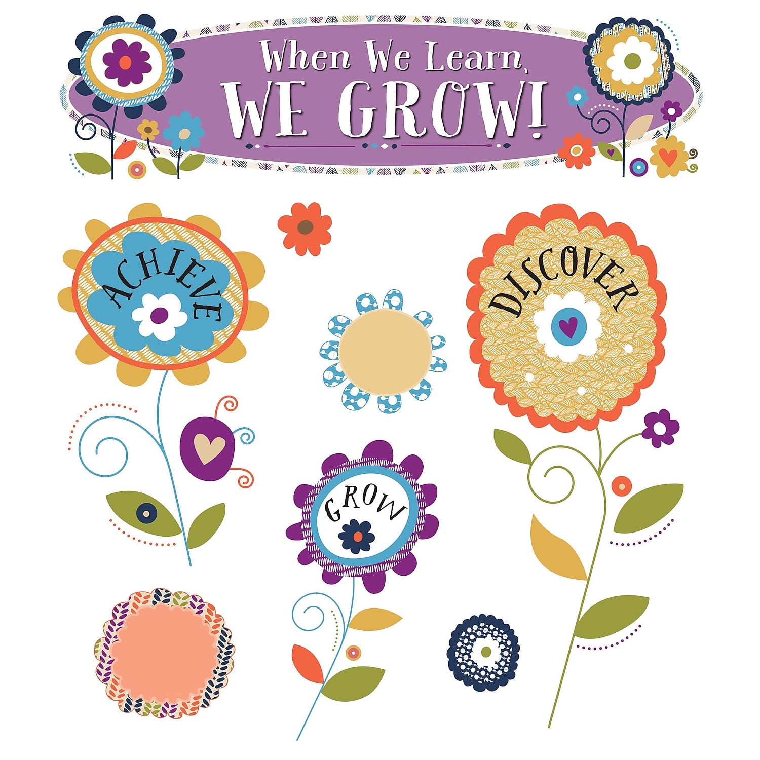 Carson-Dellosa You-Nique When We Learn, We Grow! Mini Bulletin Board ...