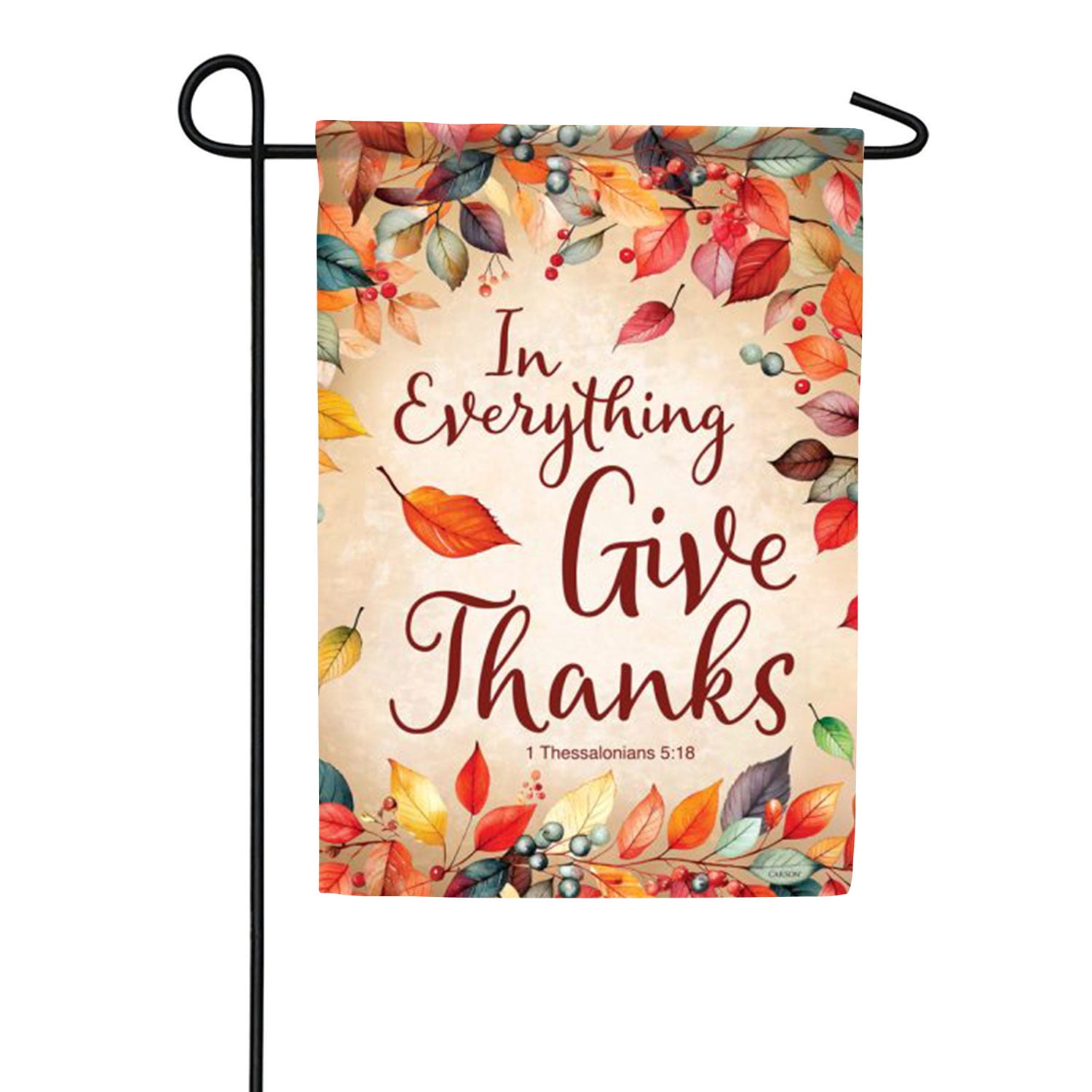 Carson In Everything Give Thanks Garden Flag, 12.5 x 18 inch Double ...