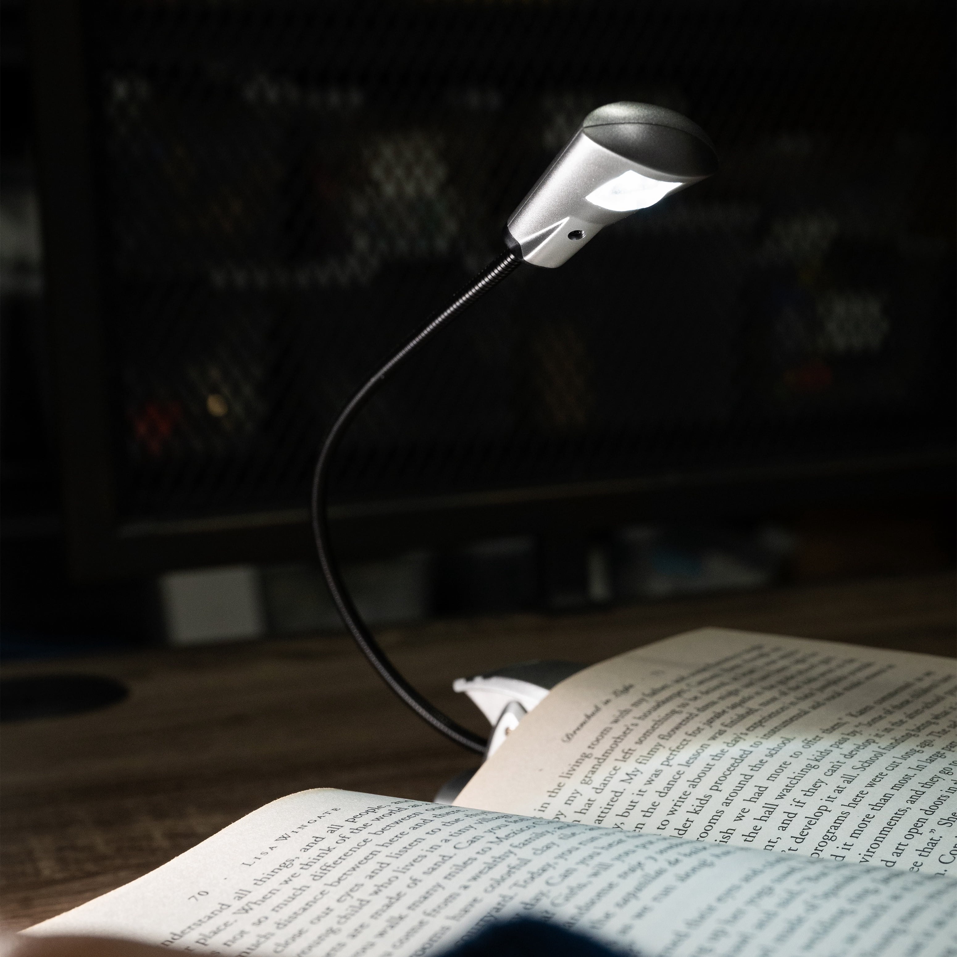 Carson FlexNeck Adjustable LED Book Light, Portable, Compact, Flexible ...