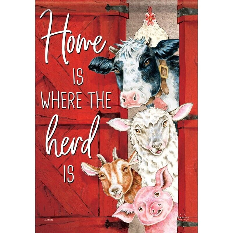 Carson Garden Flag - Barnyard Friends - Walmart.com