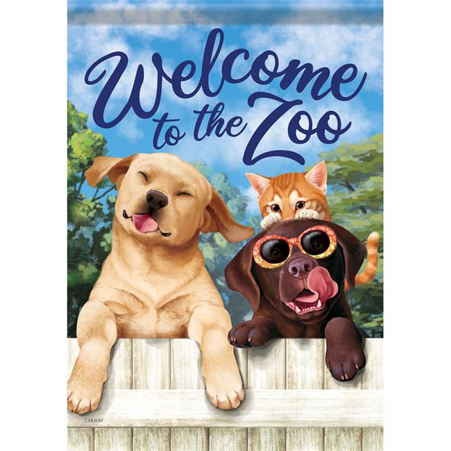 Carson Garden Flag - The Zoo - Walmart.com