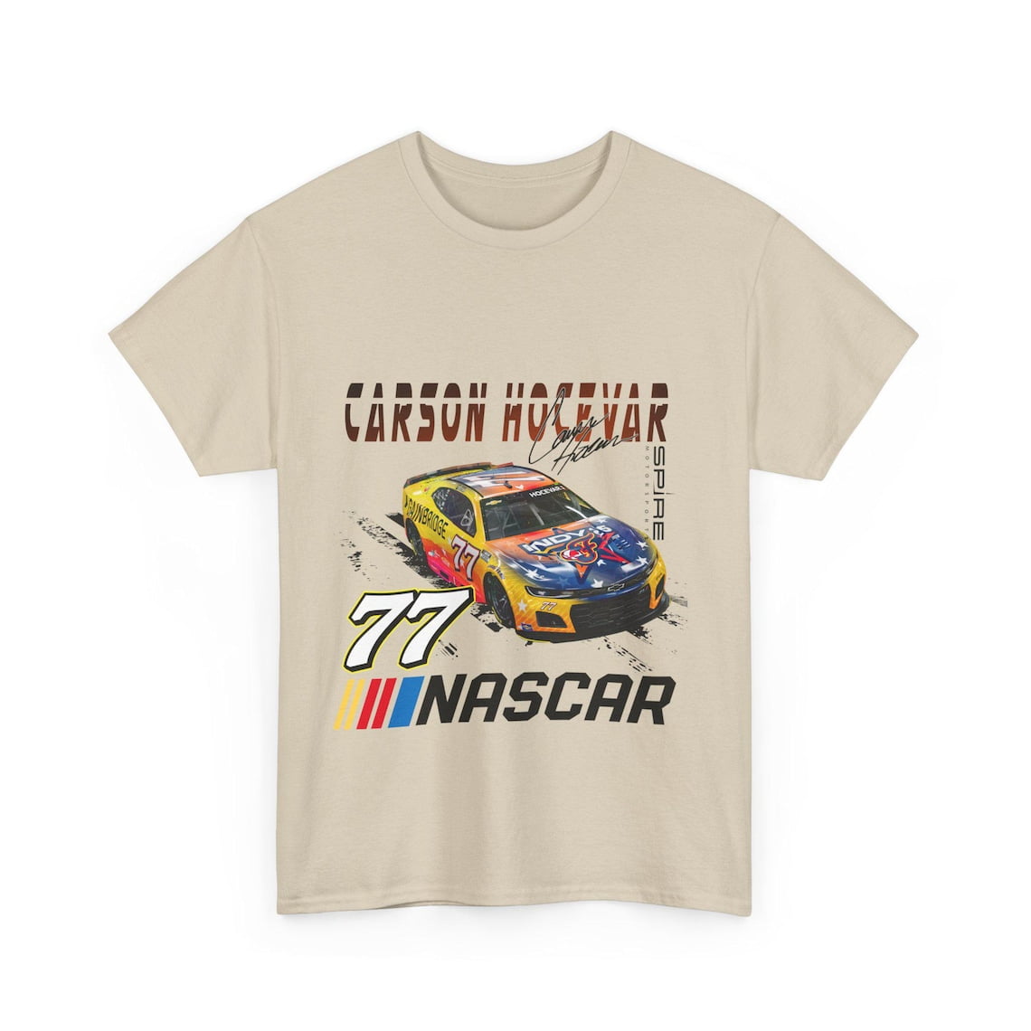 Carson Hocevar 2025T-Shirt, Carson Hocevar 77 shirt, For Fan,sand Color,Size L - Walmart.com